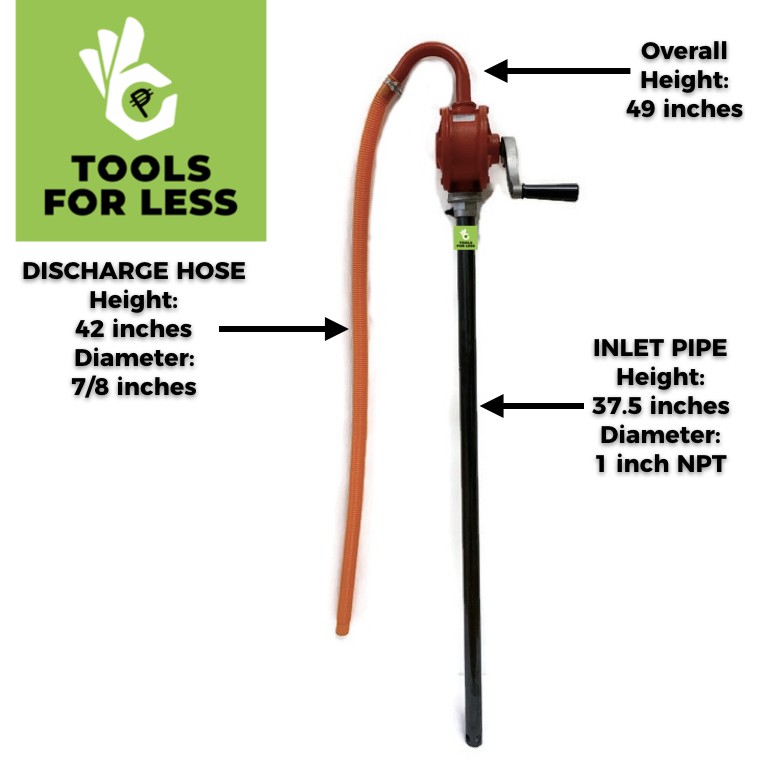 Oriental Manual Rotary Hand Drum Pump | Shopee Philippines