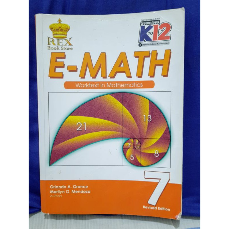 E Math Worktext In Mathematics Shopee Philippines