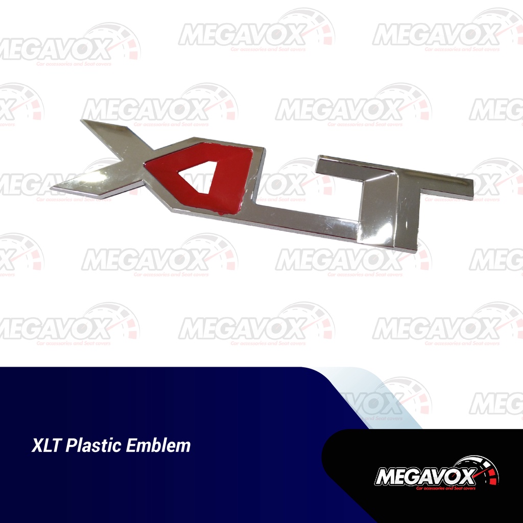 XLT Chrome Plastic Emblem | Shopee Philippines