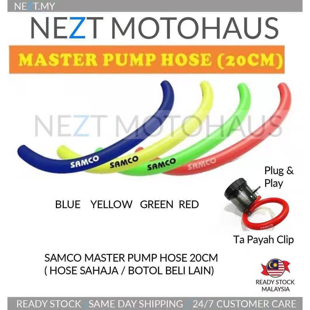Motorcycles Samco Master Pump Hose / Brake Fluid Hose plug and play ...