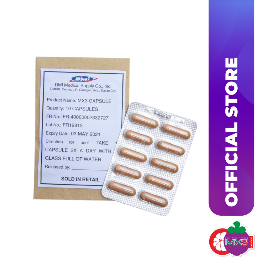MX3 Capsule 1 Blister Pack | Shopee Philippines