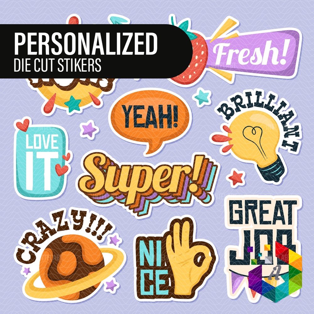 Personalized Die Cut Stickers Company Logo Stickers Brand Stickers ...