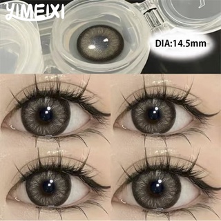 Yimeixi Contact Lenses 2 Pieces Black Large Diameter Doll Eyes 14.5mm ...