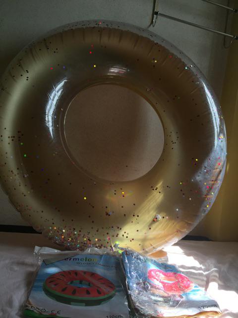 Big Donut Floater Giant Donut Pool Floater inflatable Beach | Shopee ...