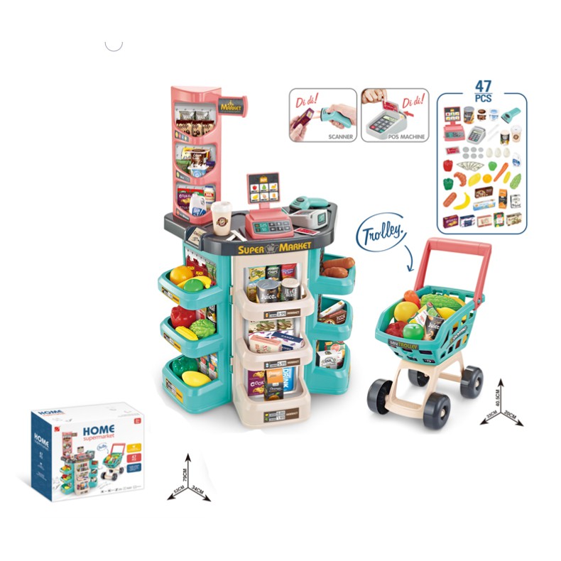 Supermarket Simulation Toys Set ~ SUPERMARKET PRETEND PLAY TOY Girls ...