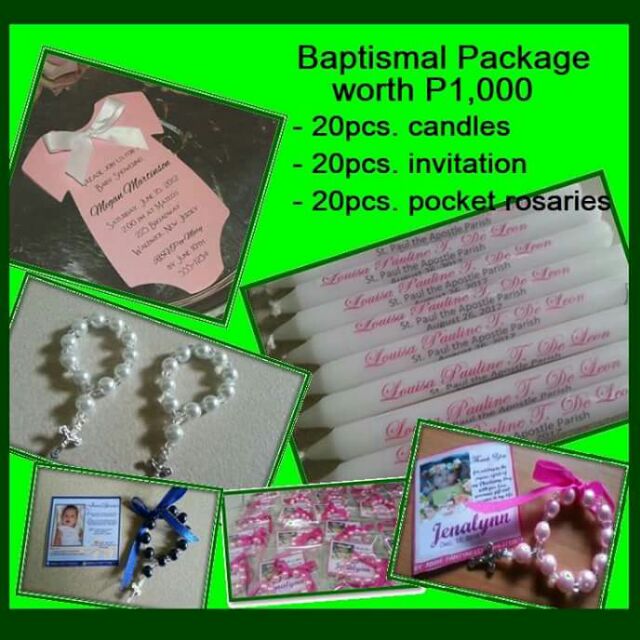 Baptismal package (rosary) | Shopee Philippines