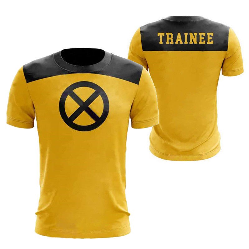Deadpool 2 Trainee T-Shirt Superhero Yellow Cosplay X-Men | Shopee ...