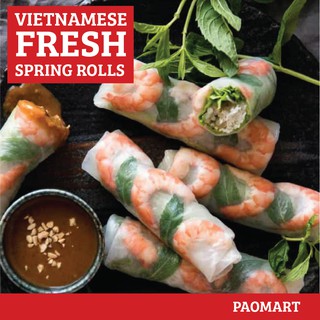 Bich Chi Rice Paper Fresh and Fried Spring Rolls Kani Roll Wrapper 22 ...