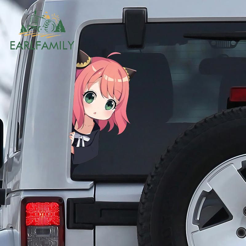 EARLFAMILY 43cm x 21.1cm Big Car Stickers for Spy x Family Anime ...