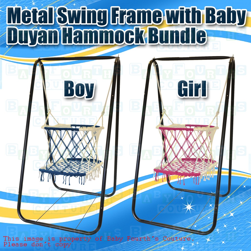 COD Metal Swing Frame for Duyan/ Baby Hammock | Shopee Philippines