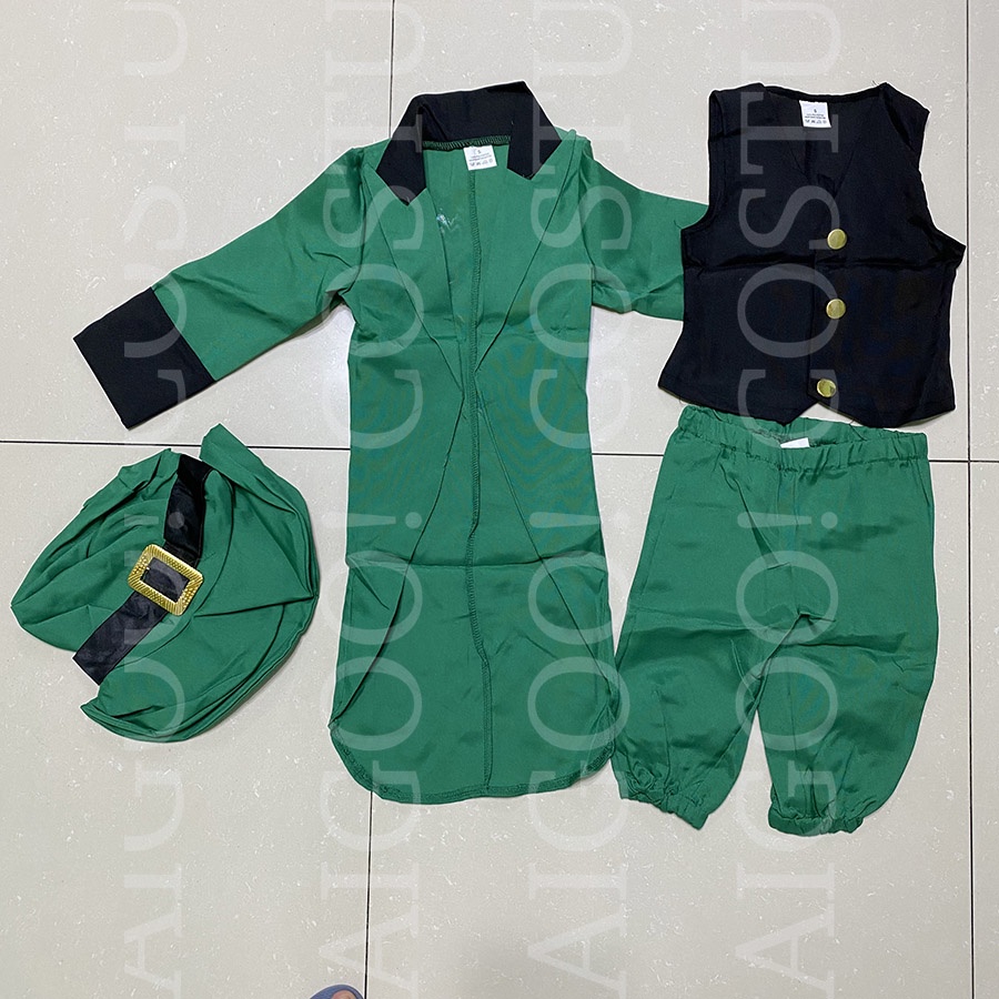 Ireland Boy Costume for United Nations UN Cosplay Irish Leprechaun Kids ...