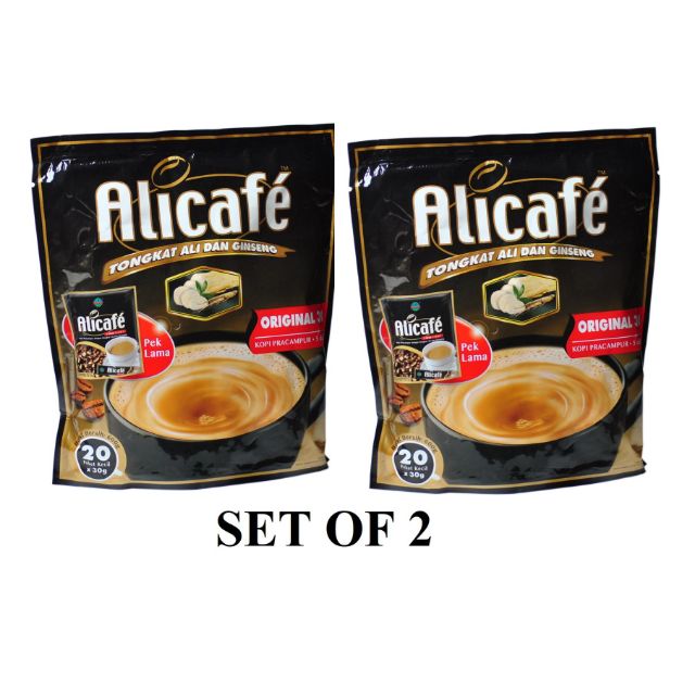 (BUNDLE OF 2) Alicafe Tongkat Ali Dan Ginseng Original 600g | Shopee ...