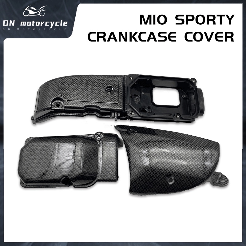 Mio Sporty Crankcase Cover Fiber carbon | Shopee Philippines