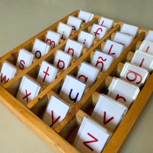 Montessori Movable Alphabet Alternative in Print (NO BOX) | Shopee ...