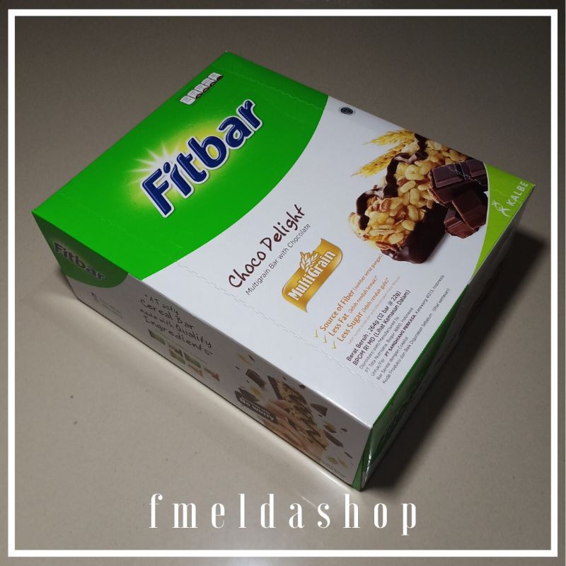 Fitbar Choco Delight Box Contents 12 Bars | Shopee Philippines