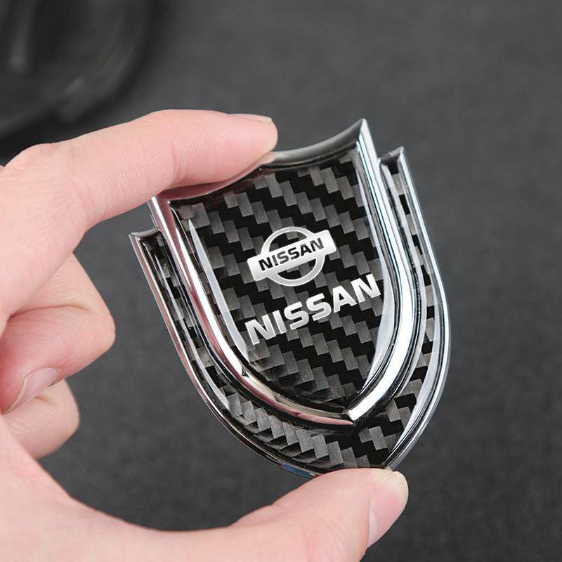 1 Piece Aluminum Alloy Carbon Fiber Car Sticker For Nissan Xtrail ...