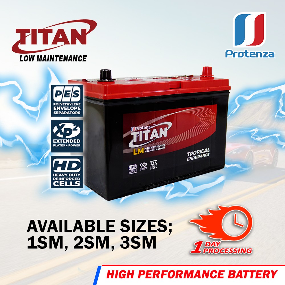 PROTENZA TITAN LM Battery - (65D31L) 3SM | Shopee Philippines
