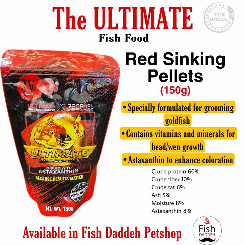 Ultimate Red Sinking Pellets 150g | Shopee Philippines