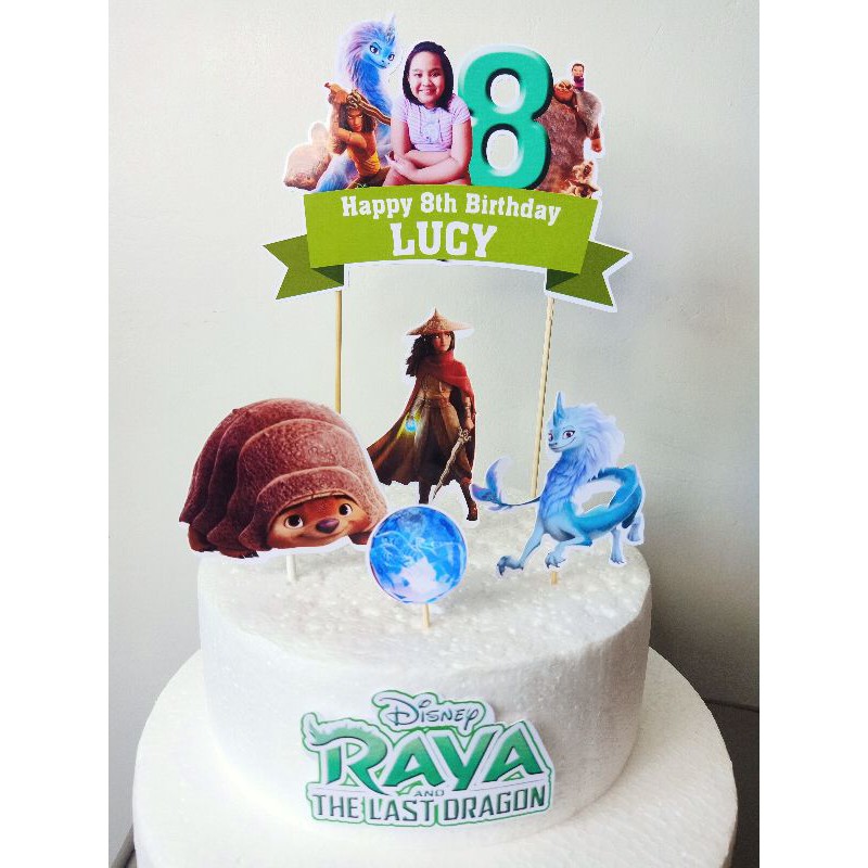 Disney Raya and the Last Dragon theme cake topper | Shopee Philippines