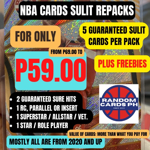 NBA CARDS SUPER SULIT REPACKS | Shopee Philippines