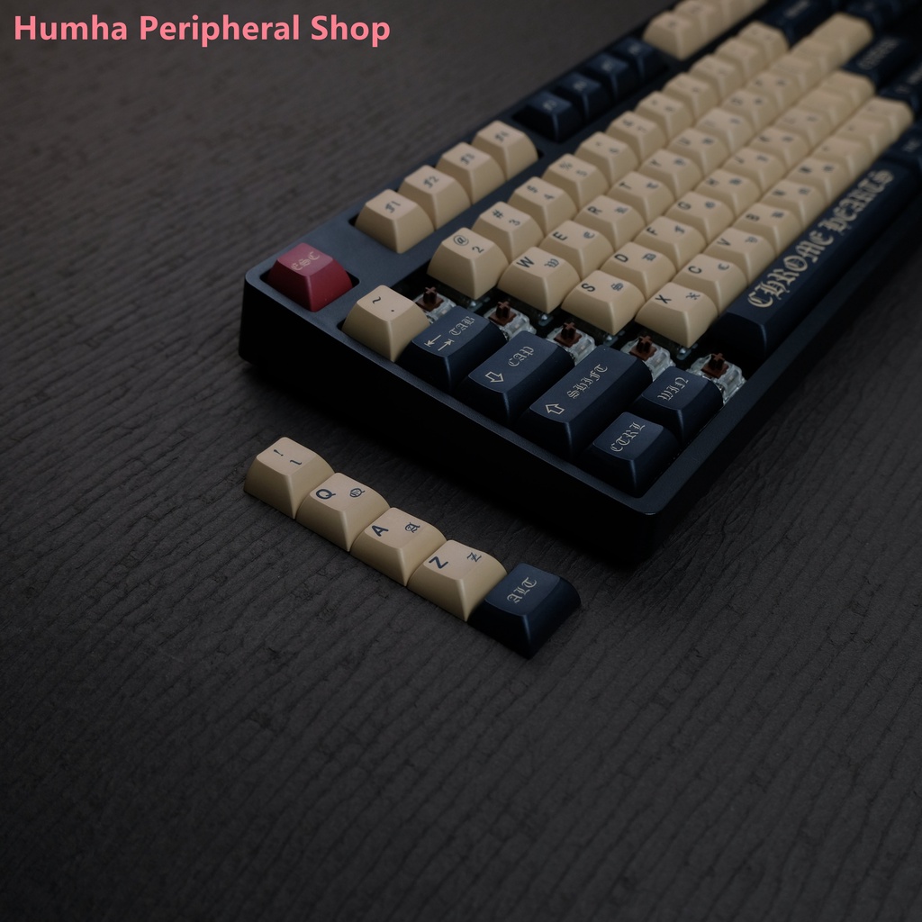 Humha Chrome Hearts keycap 142 keys PBT material Dye-Sublimation KCA ...