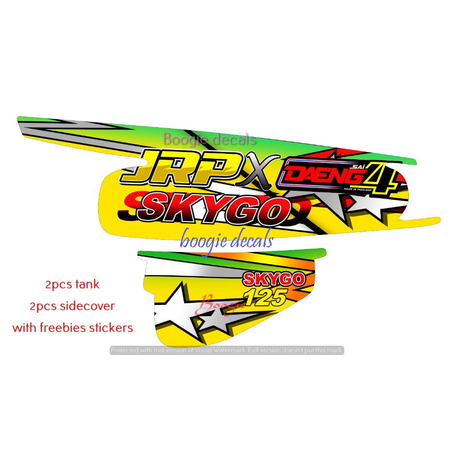 Skygo 125 Decals Set | Shopee Philippines