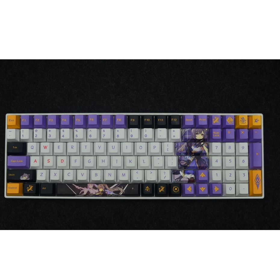 GMK KEQING PBT Keycap, 128 Keys keycaps Cherry Profile DYE-SUB ... GMK KEQING PBT Keycap, 128 Keys keycaps Cherry Profile DYE-SUB ...