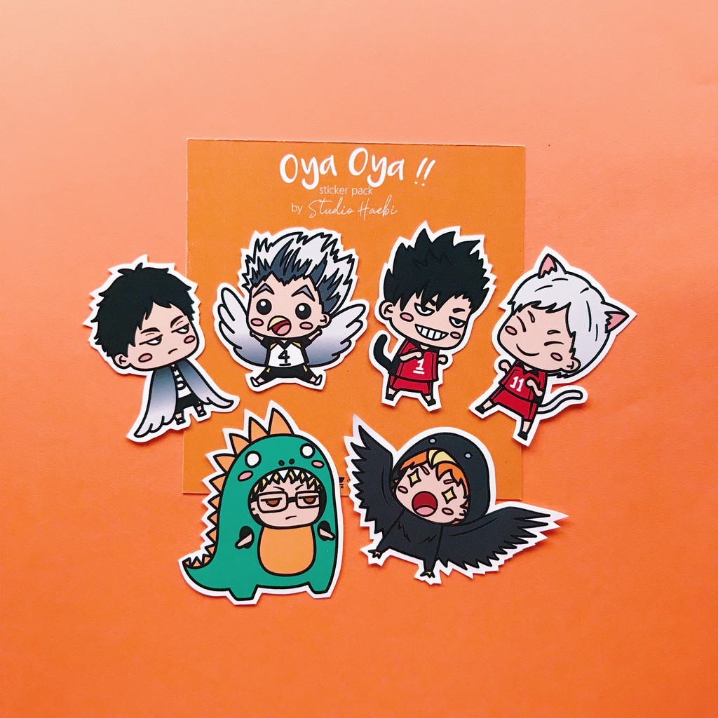 Oya Oya Sticker Pack | 6 Stickers | Shopee Philippines