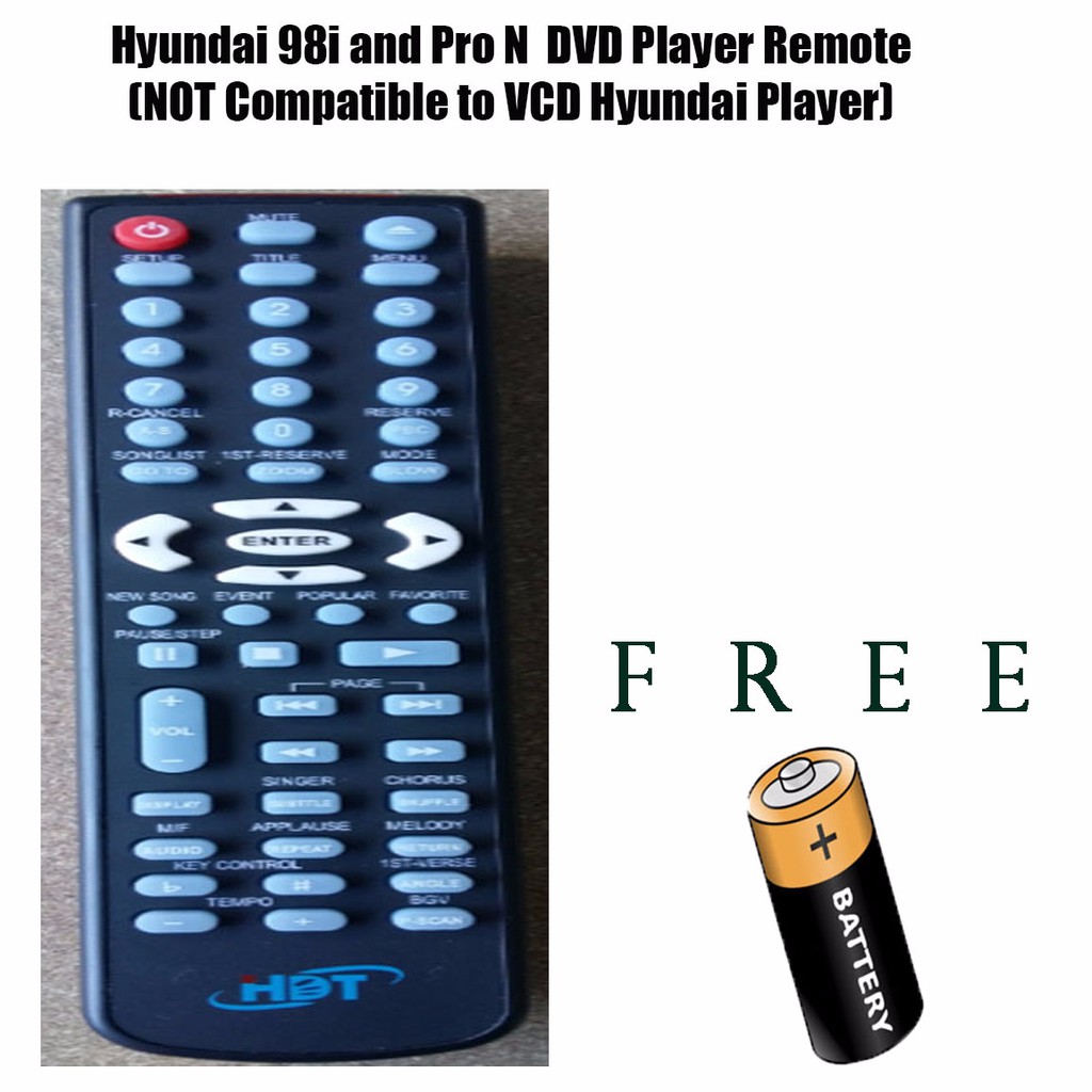 Hyundai 98i and ProN DVD Player Remote | Shopee Philippines