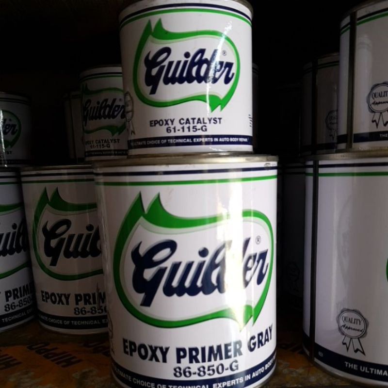 GUILDER EPOXY PRIMER WITH CATALYST 1Liter | Shopee Philippines