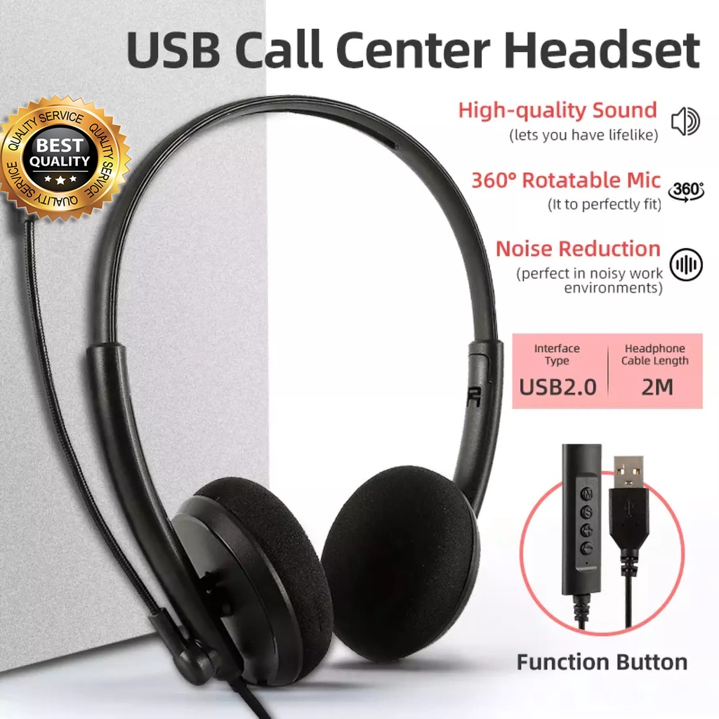 100% Original noise reduction headset USB connection RIGID NC-300 ...