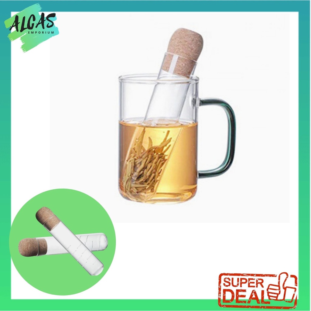 ALCAS Test Tube Tea Infuser | Borosilicate Glass | Shopee Philippines