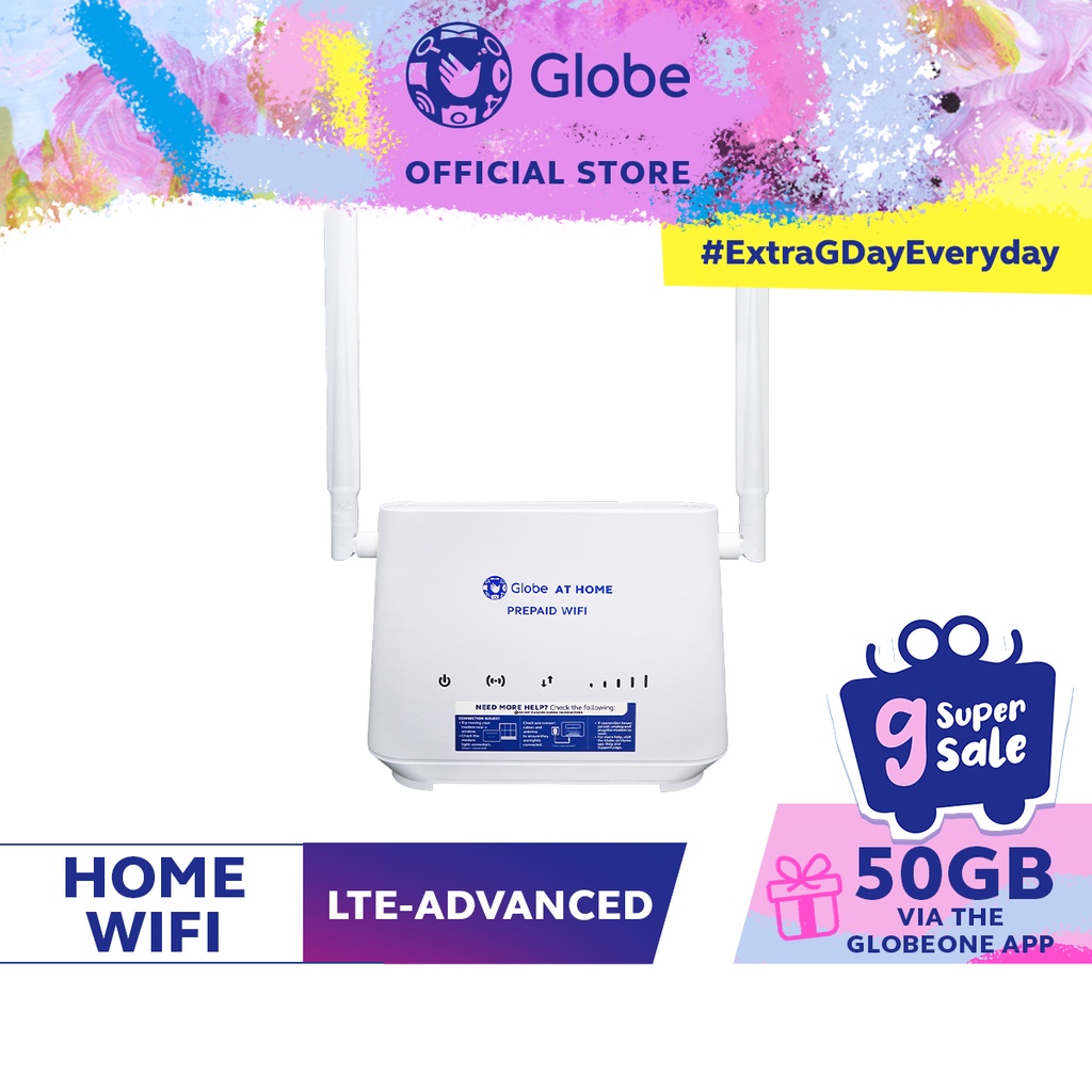 Globe At Home Prepaid WiFi LTE Advanced Modem S12Pro | Shopee Philippines