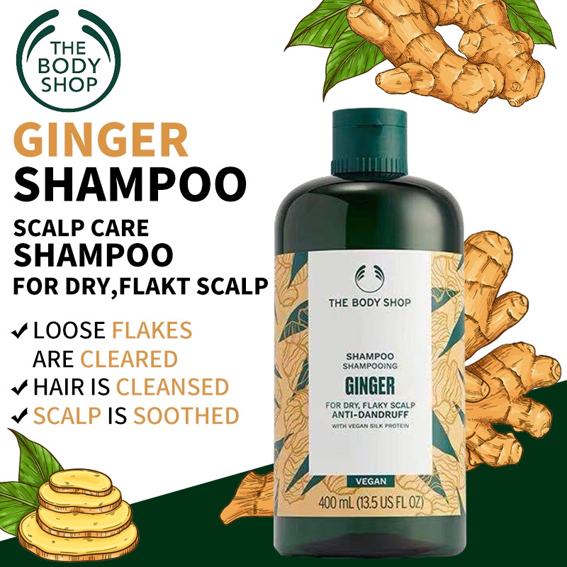 The Body Shop Ginger Anti Dandruff Shampoo Anti Alopecia Alopecia Hair ...