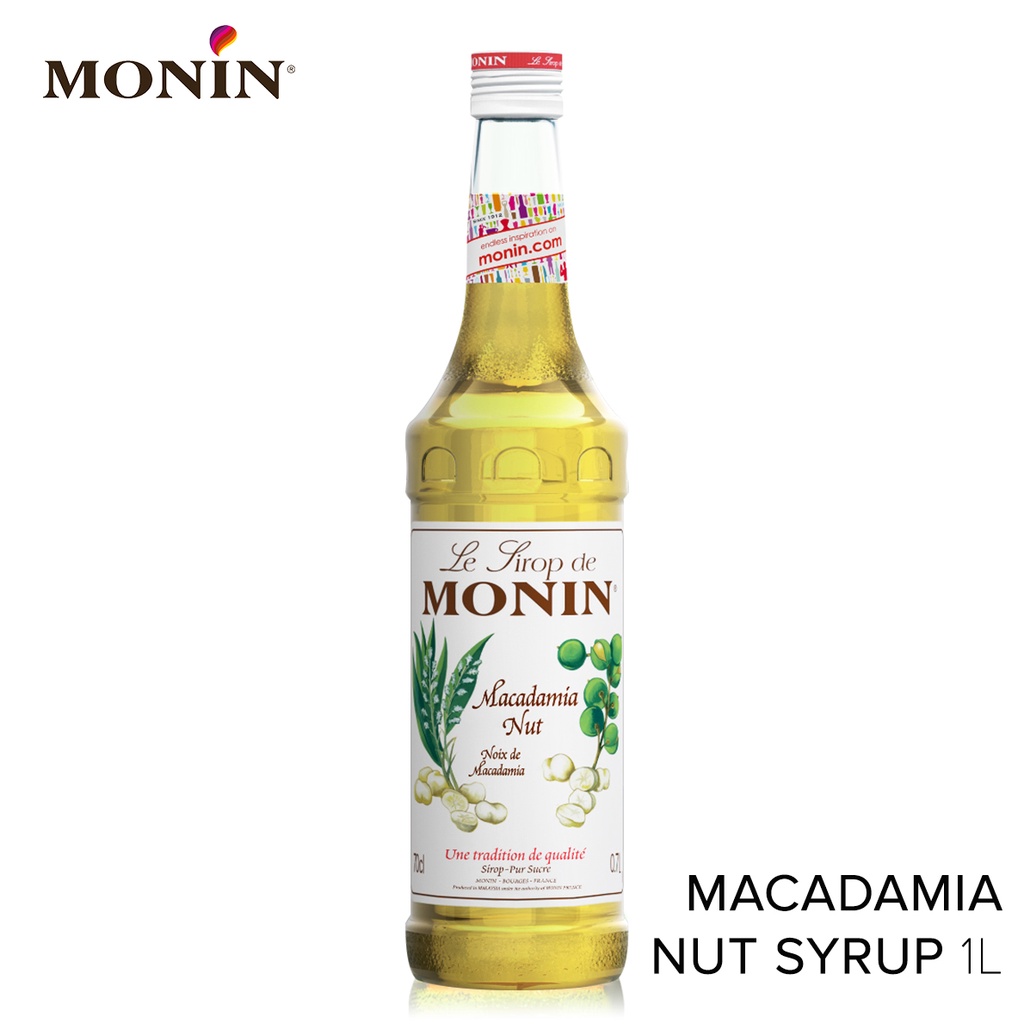 MONIN Macadamia Syrup 1L | Shopee Philippines