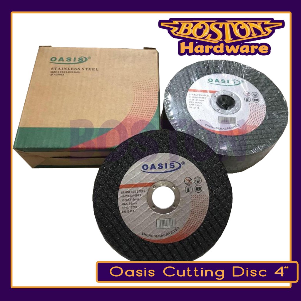 Oasis Cutting disk 4" (25PCS) | Shopee Philippines