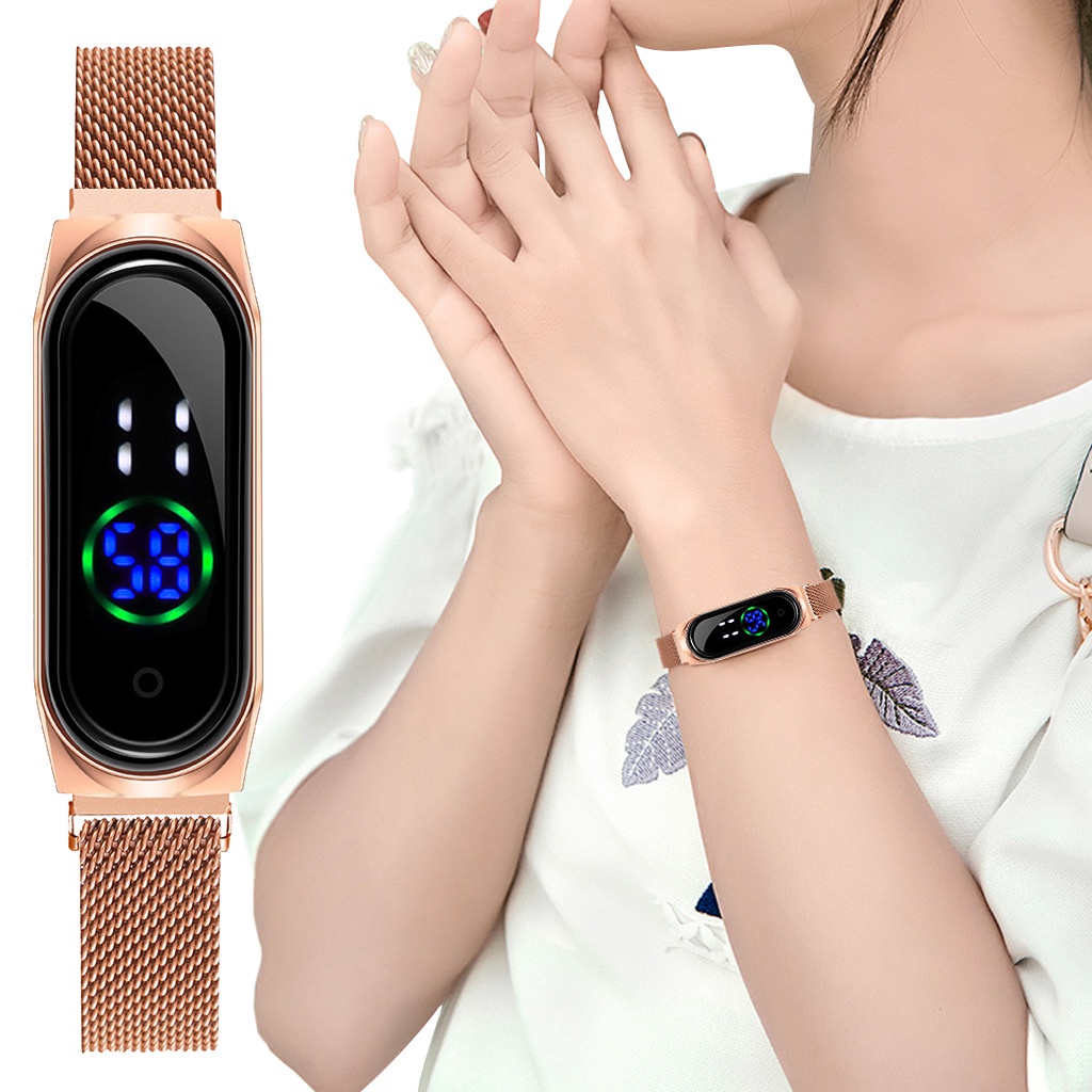 Fashion LED Watch Women's Touch Digital Watches | Shopee Philippines