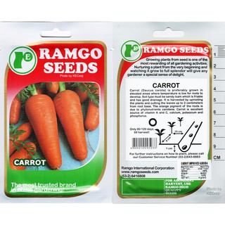 Ramgo Seeds - Sold Per Pack Per Variety - Pakchoi Bell Pepper Carrot ...