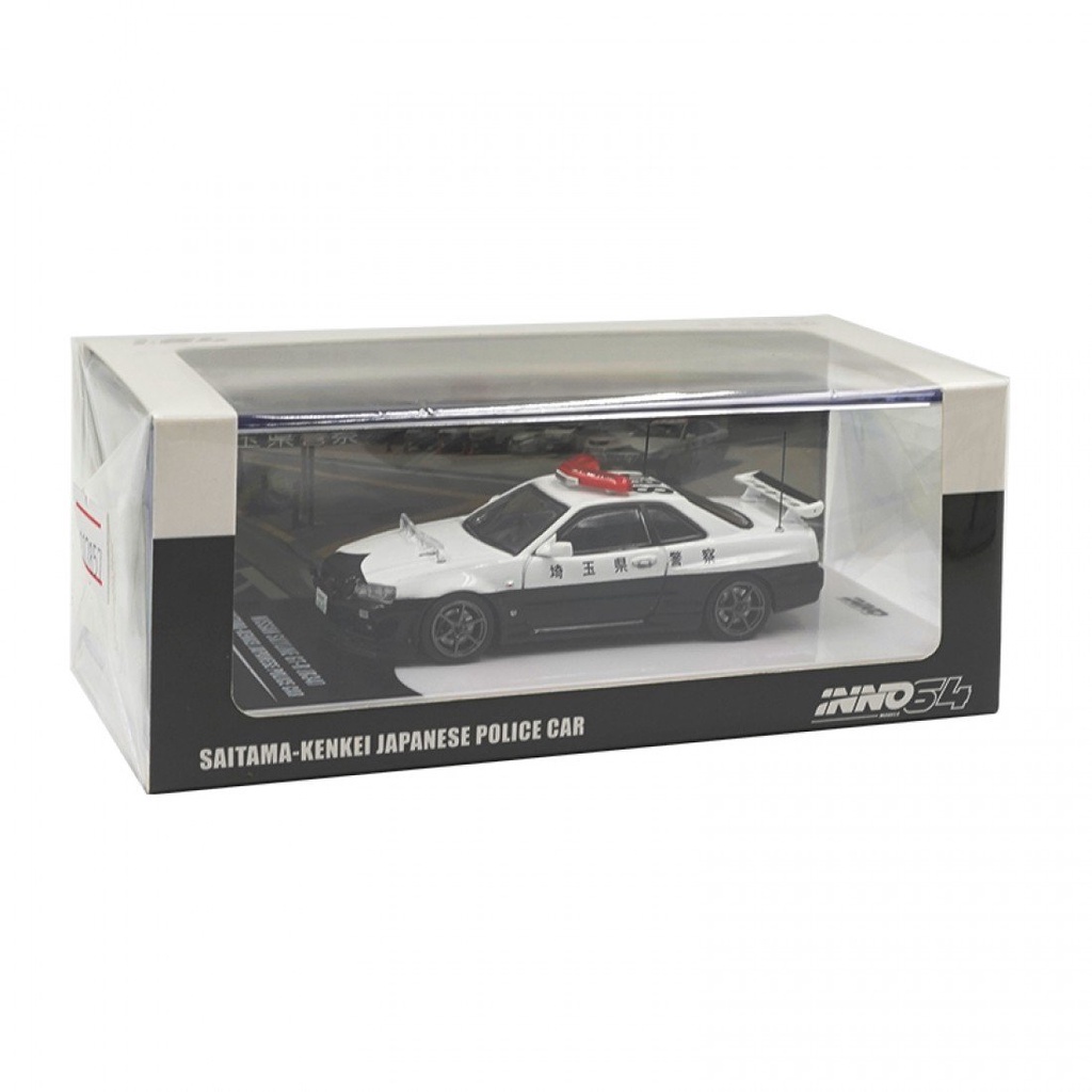 Inno64 IN64-R34-JPC 1/64 NISSAN SKYLINE GT-R R34 JAPANESE POLICE CAR ...