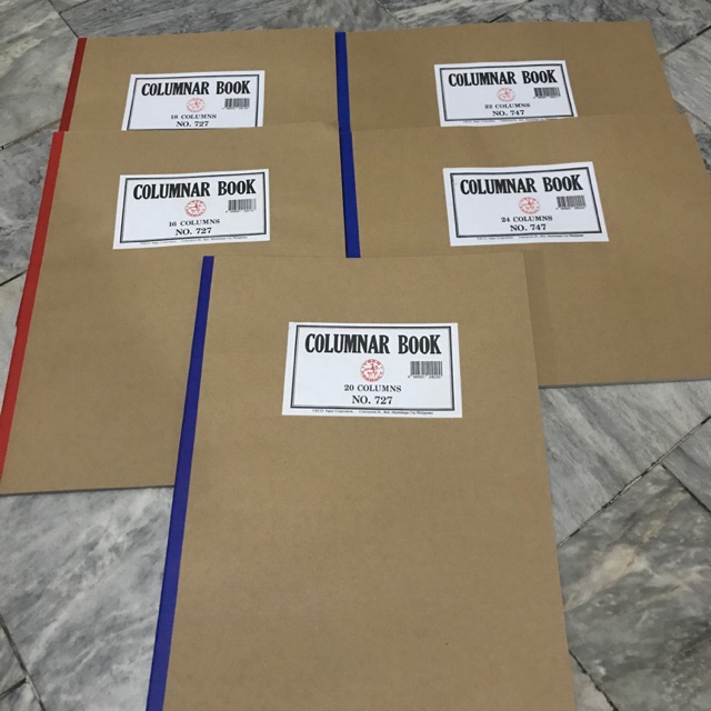 Accounting Notebook (Columnar 16-24 Book) | Shopee Philippines