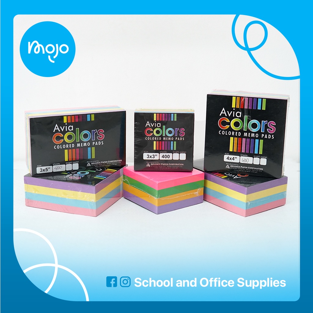 Avia Colored Memo Pad | Shopee Philippines