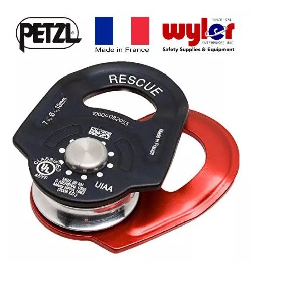PETZL Rescue High-Strength Pulley with Swinging Side Plates MADE IN ...