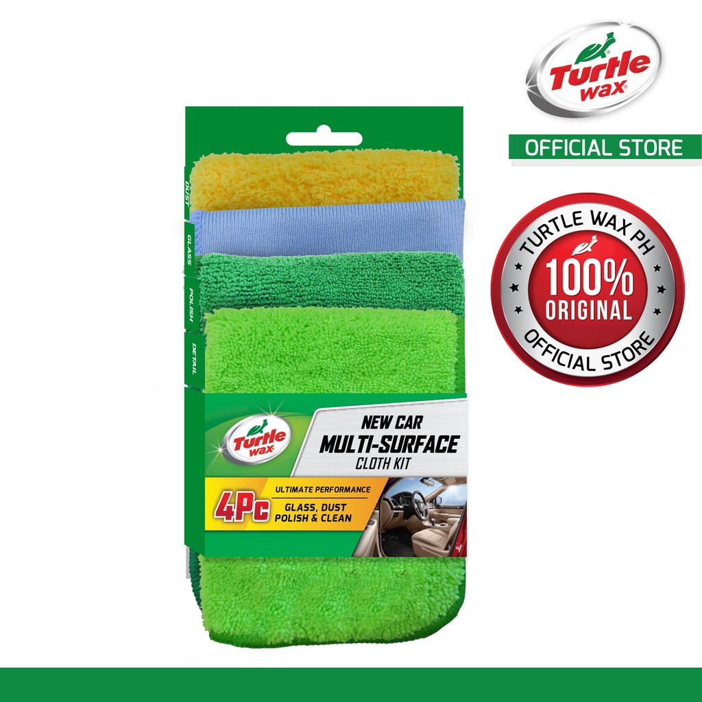 Turtle Wax New Car Multi-Surface Cloth Kit TWA 157 | Shopee Philippines