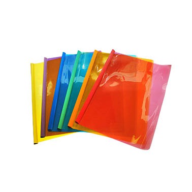 Plastic sliding folder short (blue, green, orange, pink, red) | Shopee ...