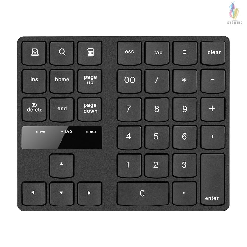 2 4g Wireless Numeric Keyboard Portable 35 Keys Financial Accounting