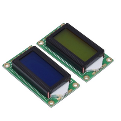 8 x 2 LCD Module 0802 Character Display Screen blue/yellow green ...