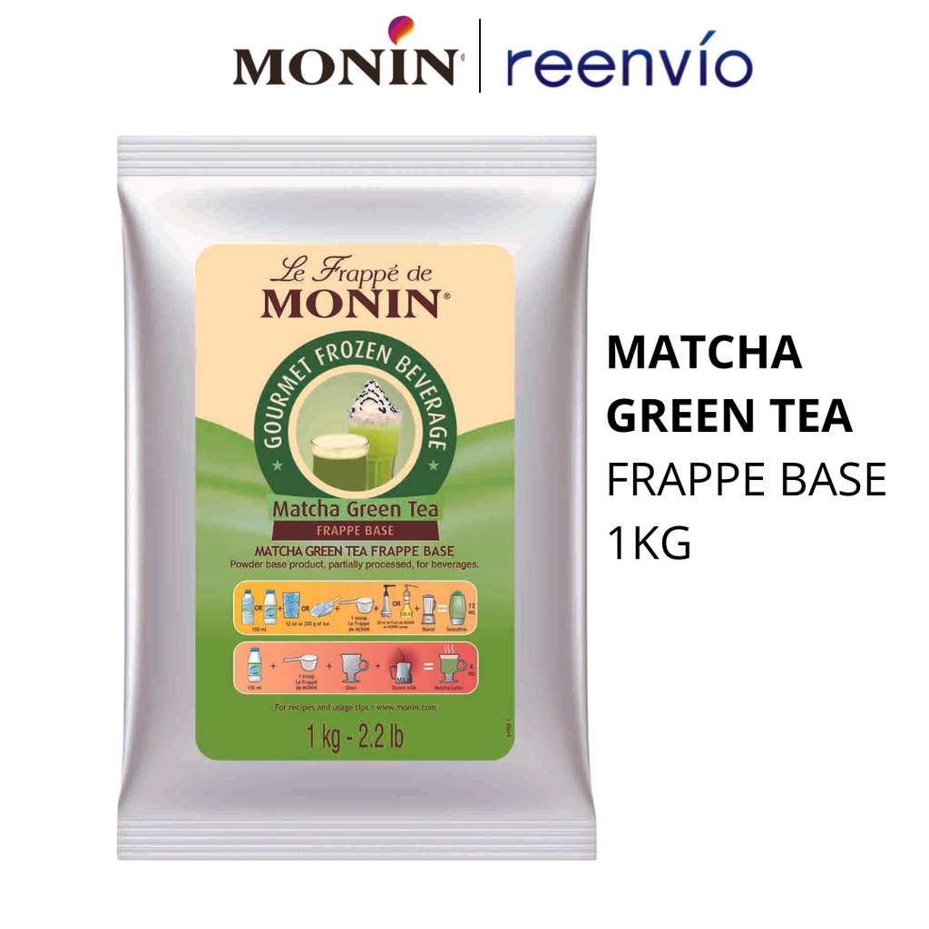 Monin Frappe Smoothie Powder Matcha Green Tea 1kg | Shopee Philippines