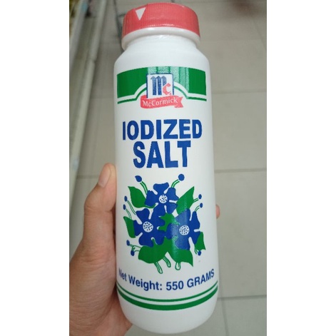 IODIZED SALT 550GRAMS | Shopee Philippines