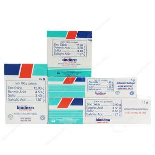 Bioderm Ointment 50g/15g/5g | Shopee Philippines