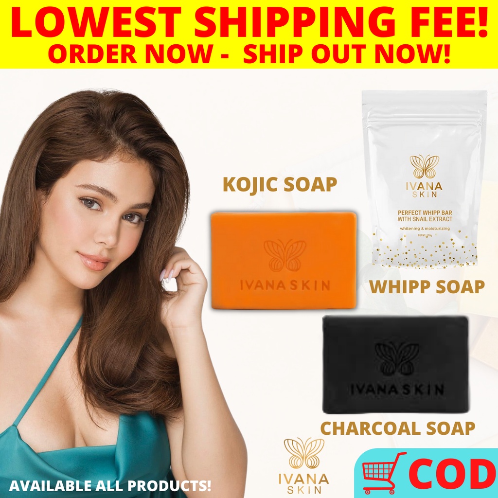 IVANA SKIN Soap • Glow Kojic Bar Soap • Purifying Charcoal Bar ...
